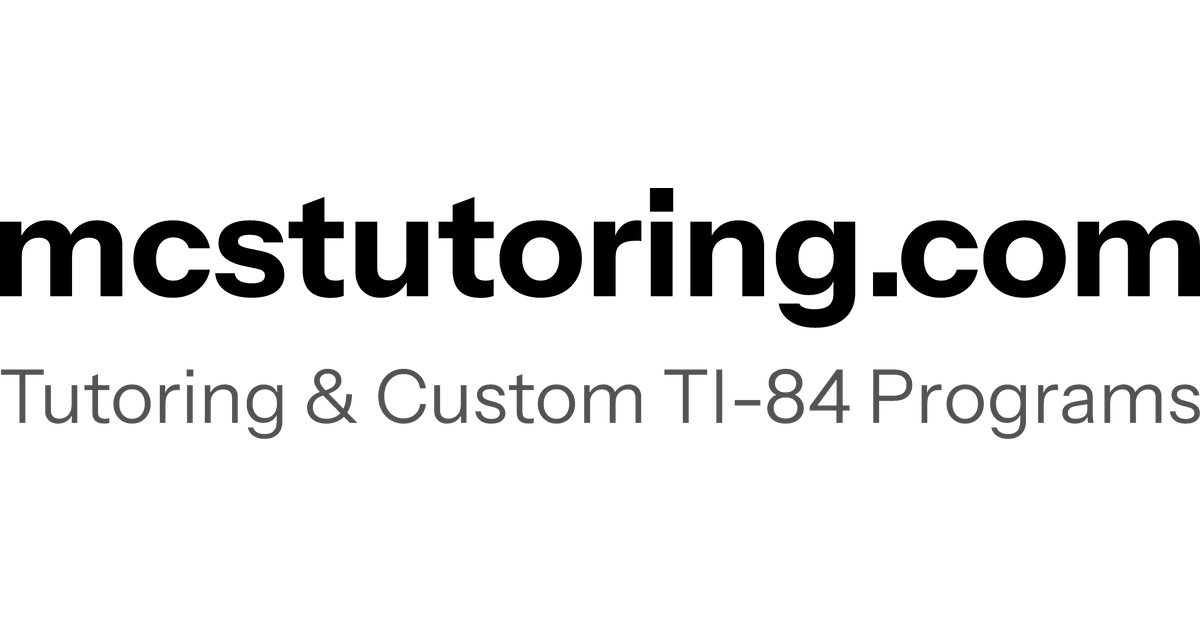 Using Desmos: Free Online Graphing Calculator – MCS Tutoring