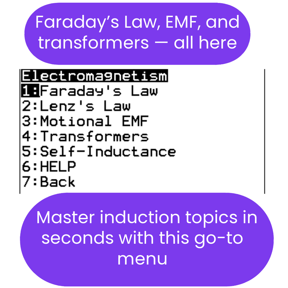 EMBASIC – Electricity & Magnetism Solver for TI-84 Plus CE | Fast, Eas ...