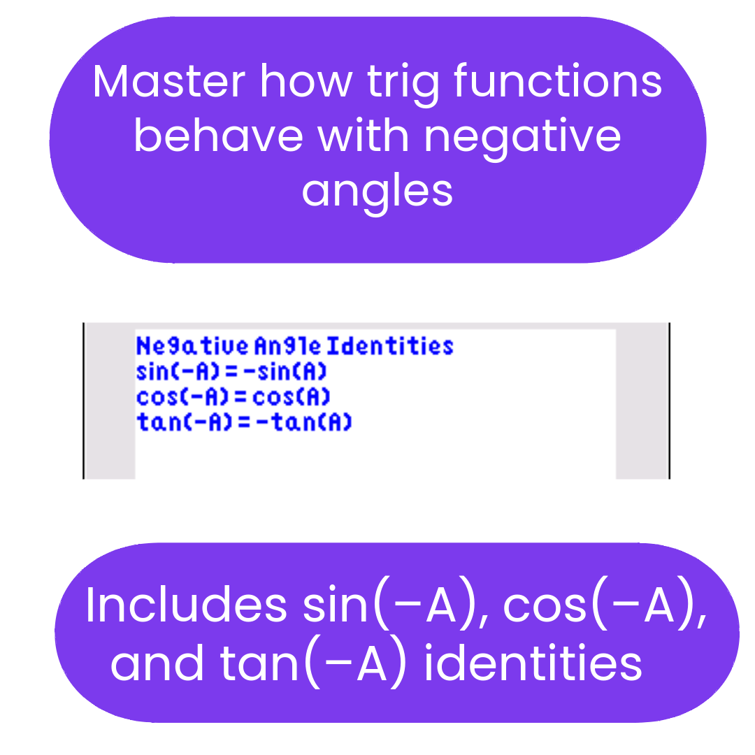 Trigonometric Identities TI-84 Plus CE Program – mcstutoring.com