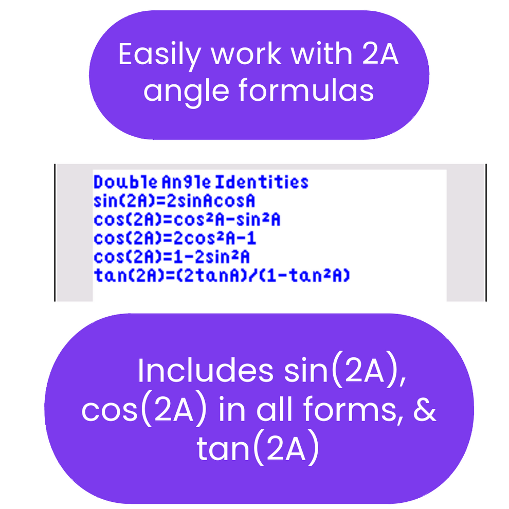 Trigonometric Identities TI-84 Plus CE Program – mcstutoring.com